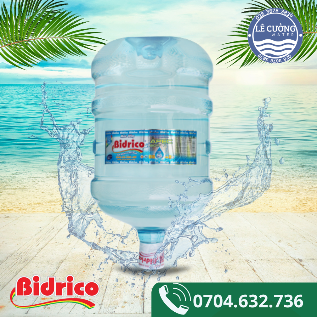 Nước Tinh Khiết Bidrico - Bình up - Lê Cường Water